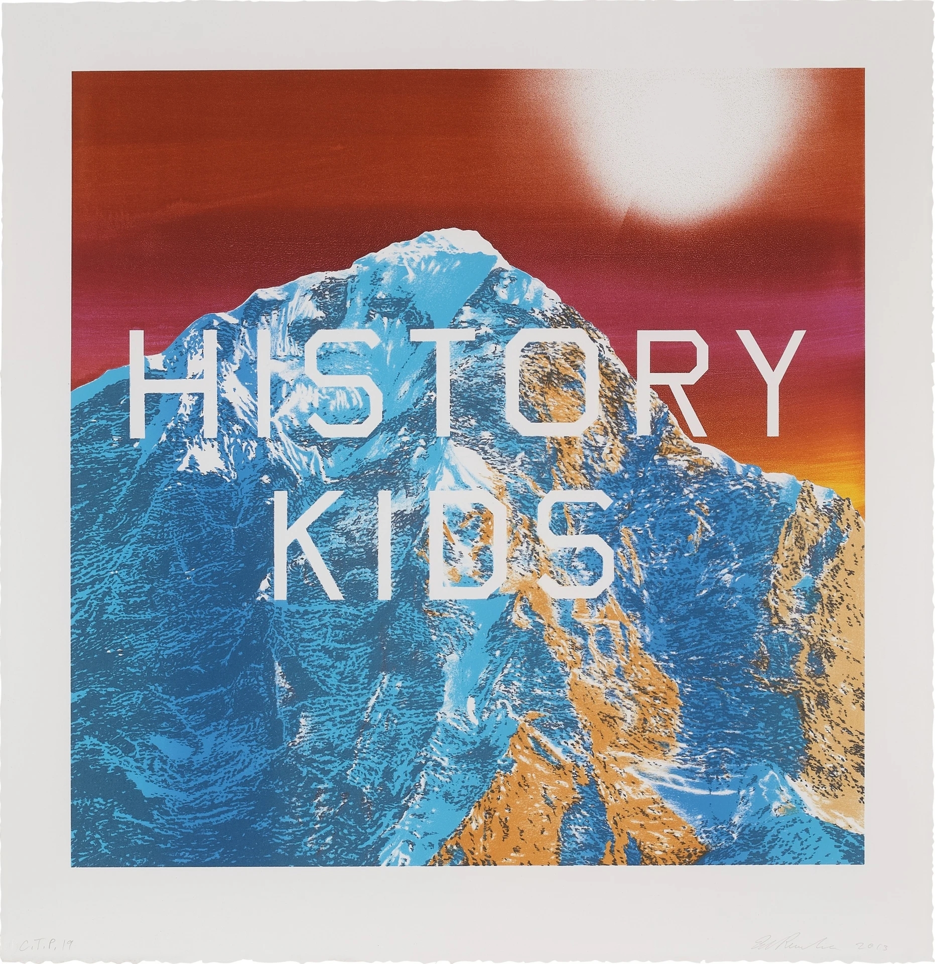 Ed Ruscha | History Kids (2013) | MutualArt