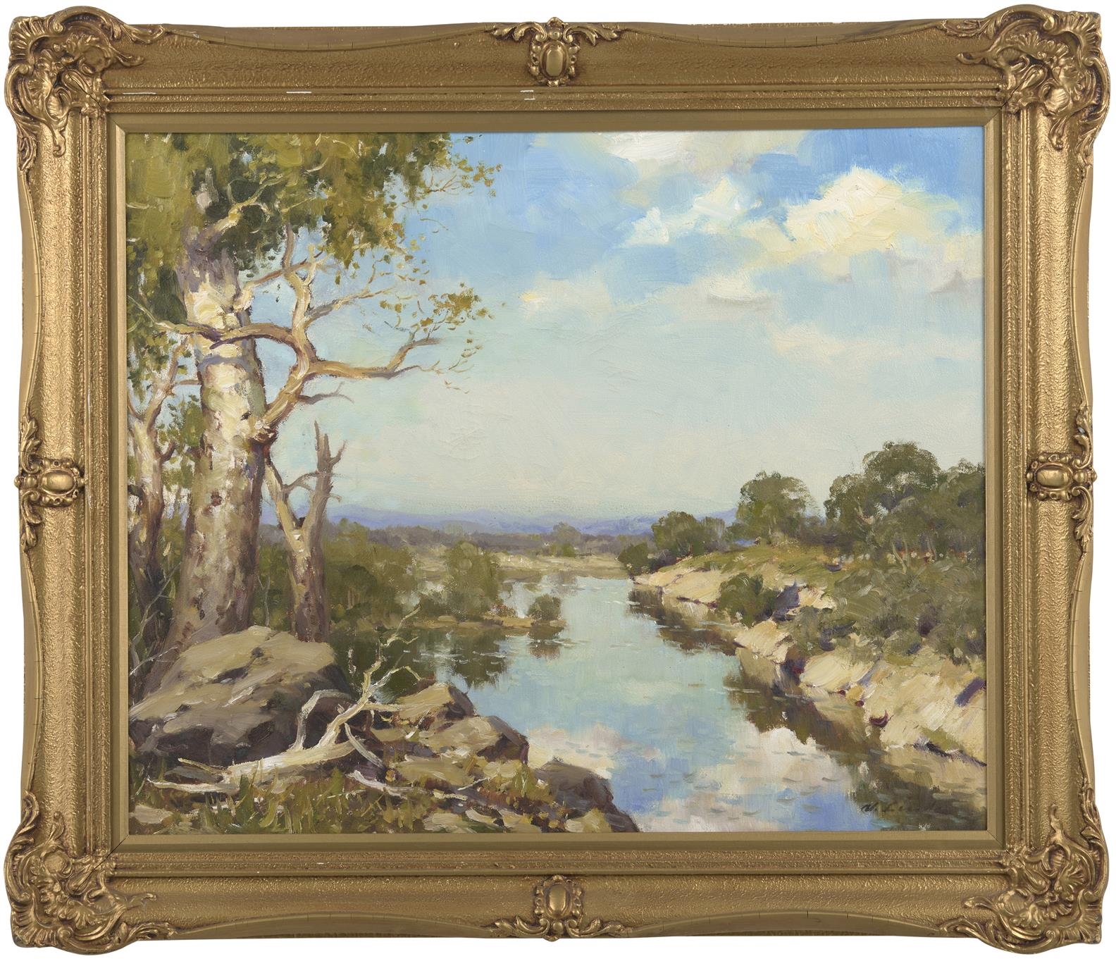 Werner Linde | An Australian river landscape | MutualArt