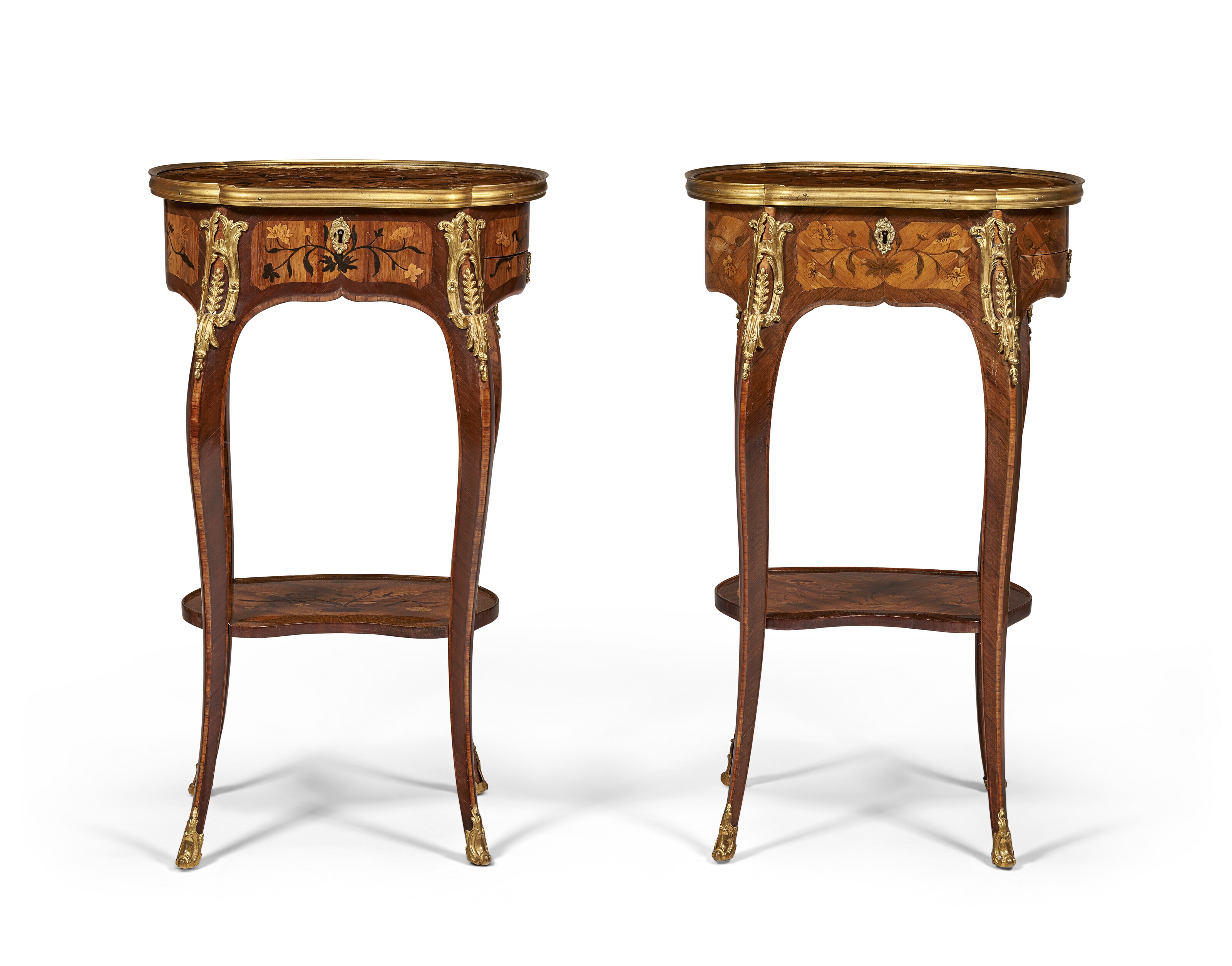 Jean-Pierre Latz | A MATCHED PAIR OF LOUIS XV ORMOLU-MOUNTED BOIS ...