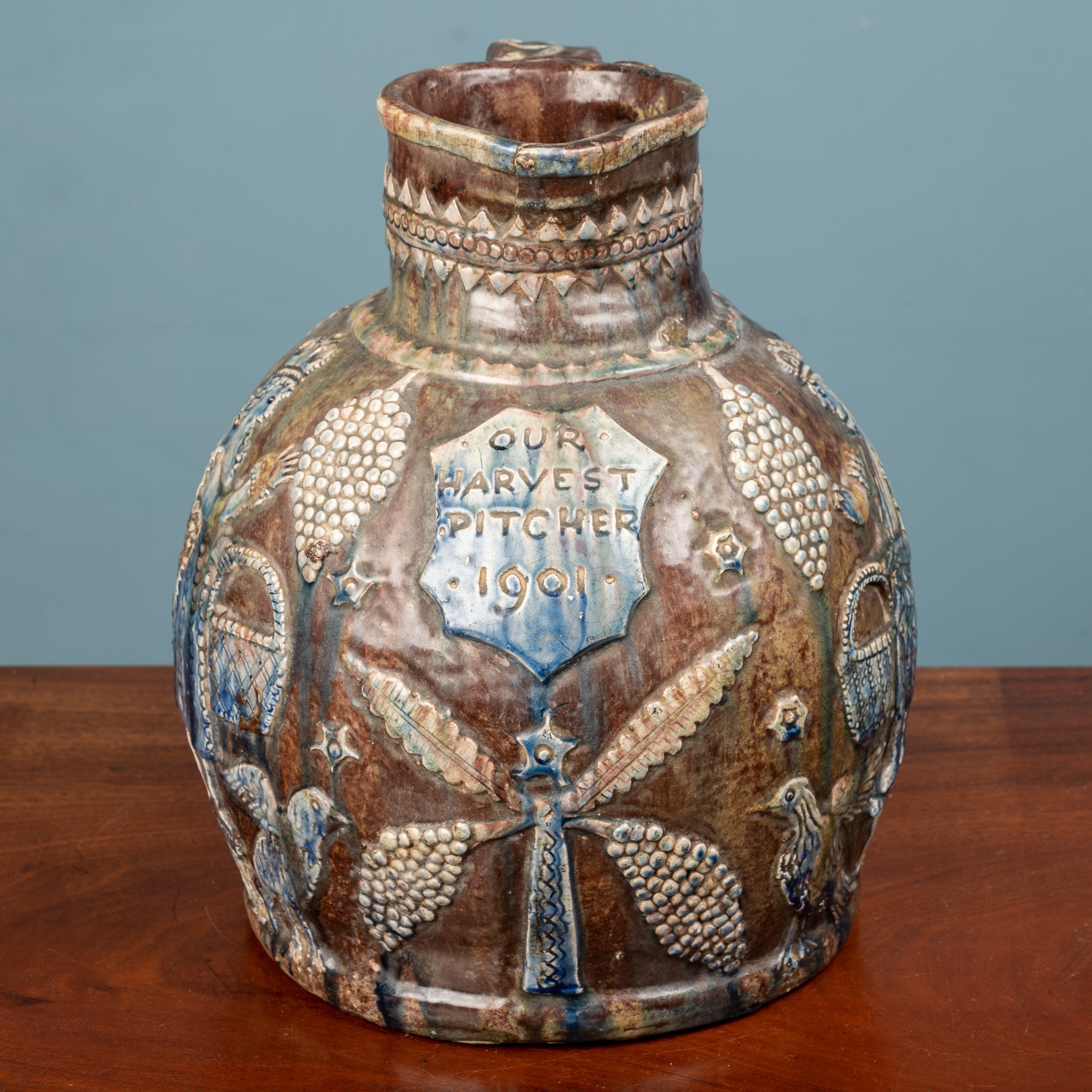 Edward Bingham | A Castle Hedingham art pottery harvest pitcher | MutualArt