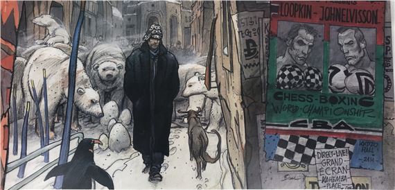 Enki Bilal | Chessboxing | MutualArt