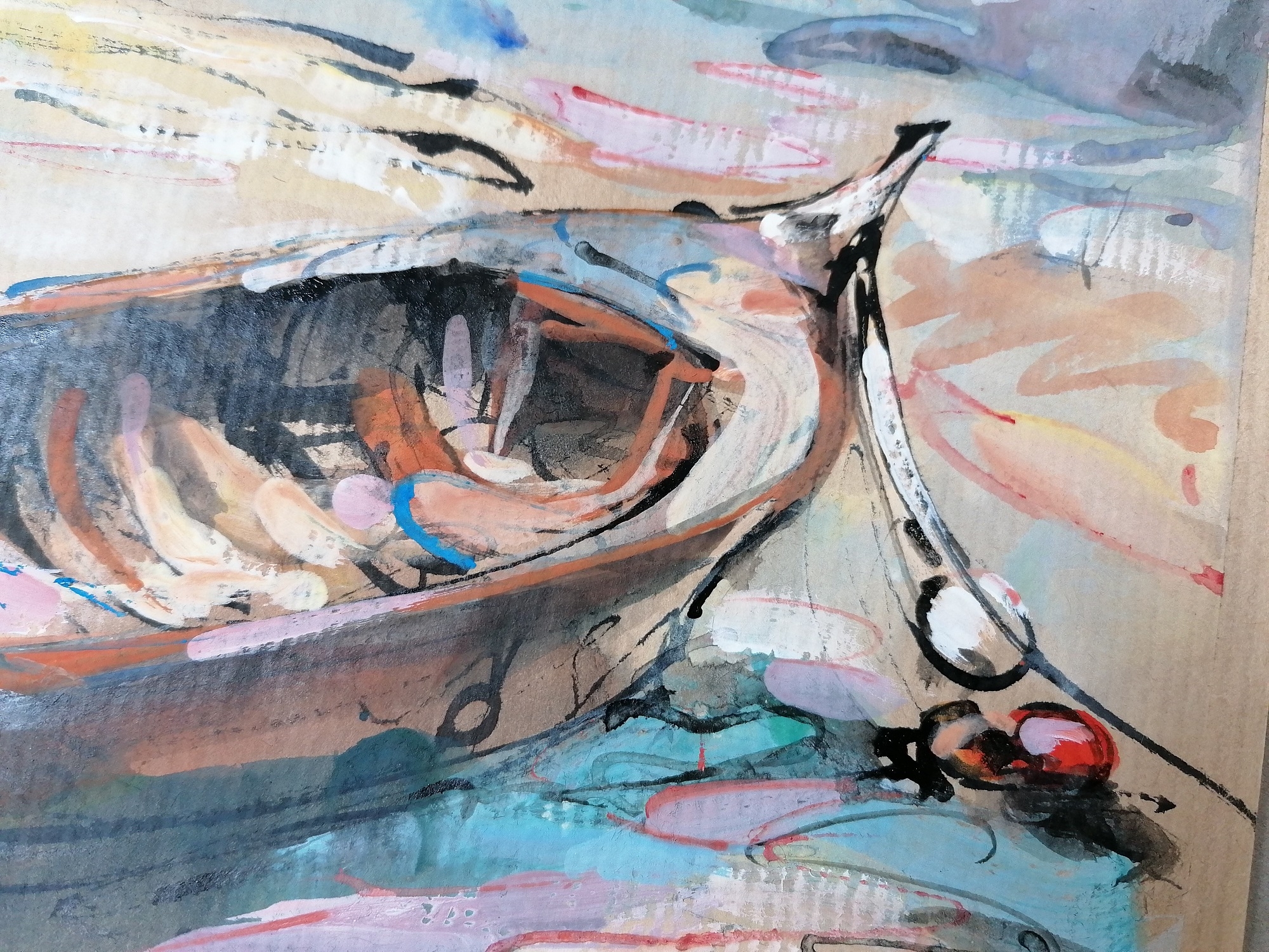 Antoine Faure | Boat on the beach (2021) (2021) | MutualArt