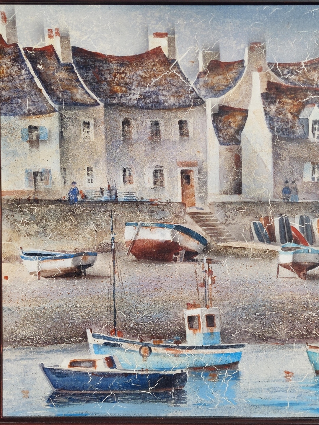 Bernard Morinay | Depicting some boats floating in the ocean and some ...