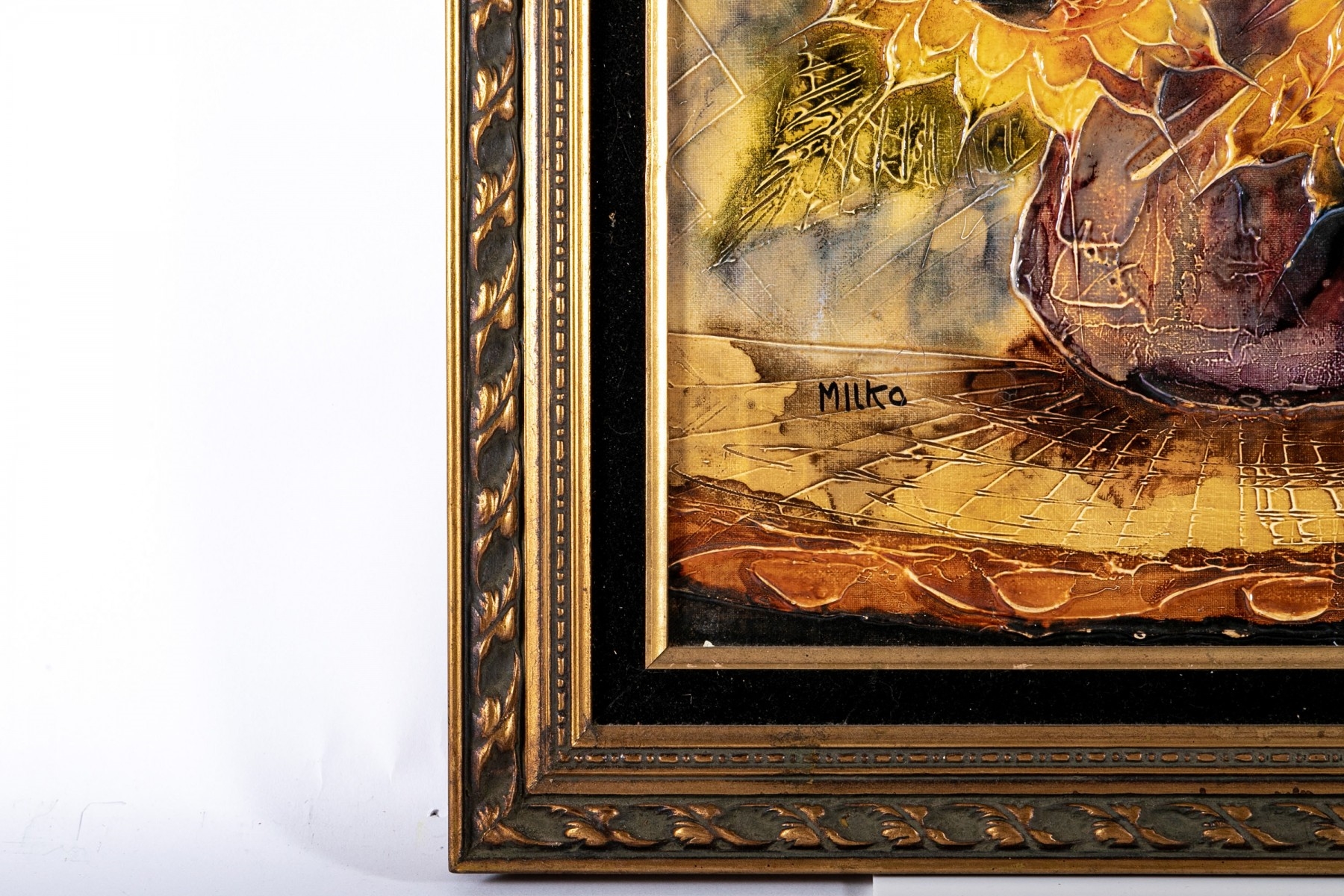 Milko Bambic | Impasto Sunflowers | MutualArt