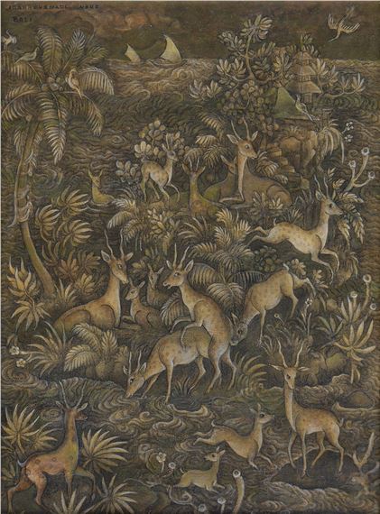 Ida Bagus Made Poleng | Kawanan Rusa | MutualArt