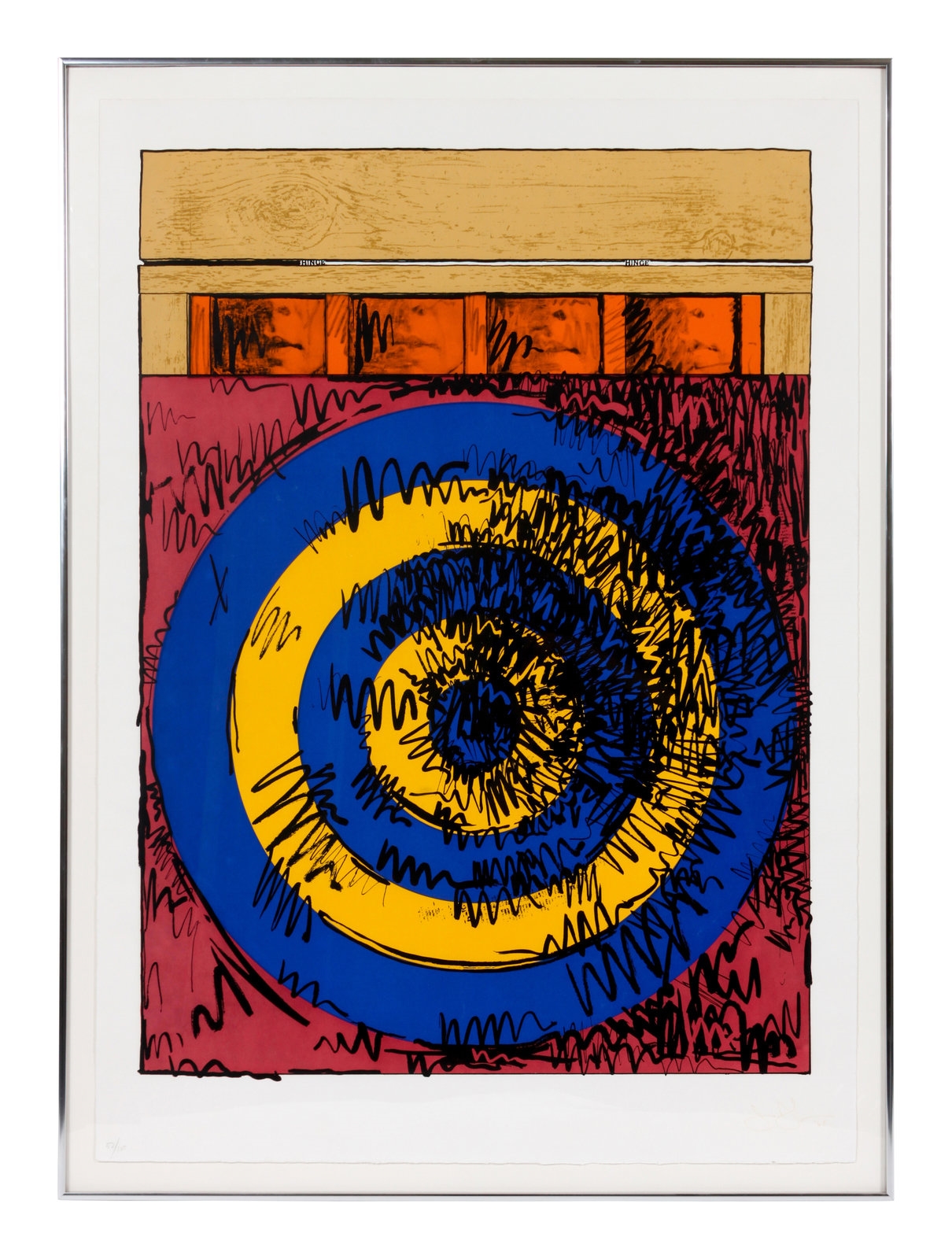 Jasper Johns | Target with Four Faces (1968) | MutualArt