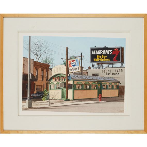 John Baeder | Wally's Diner (1982) | MutualArt