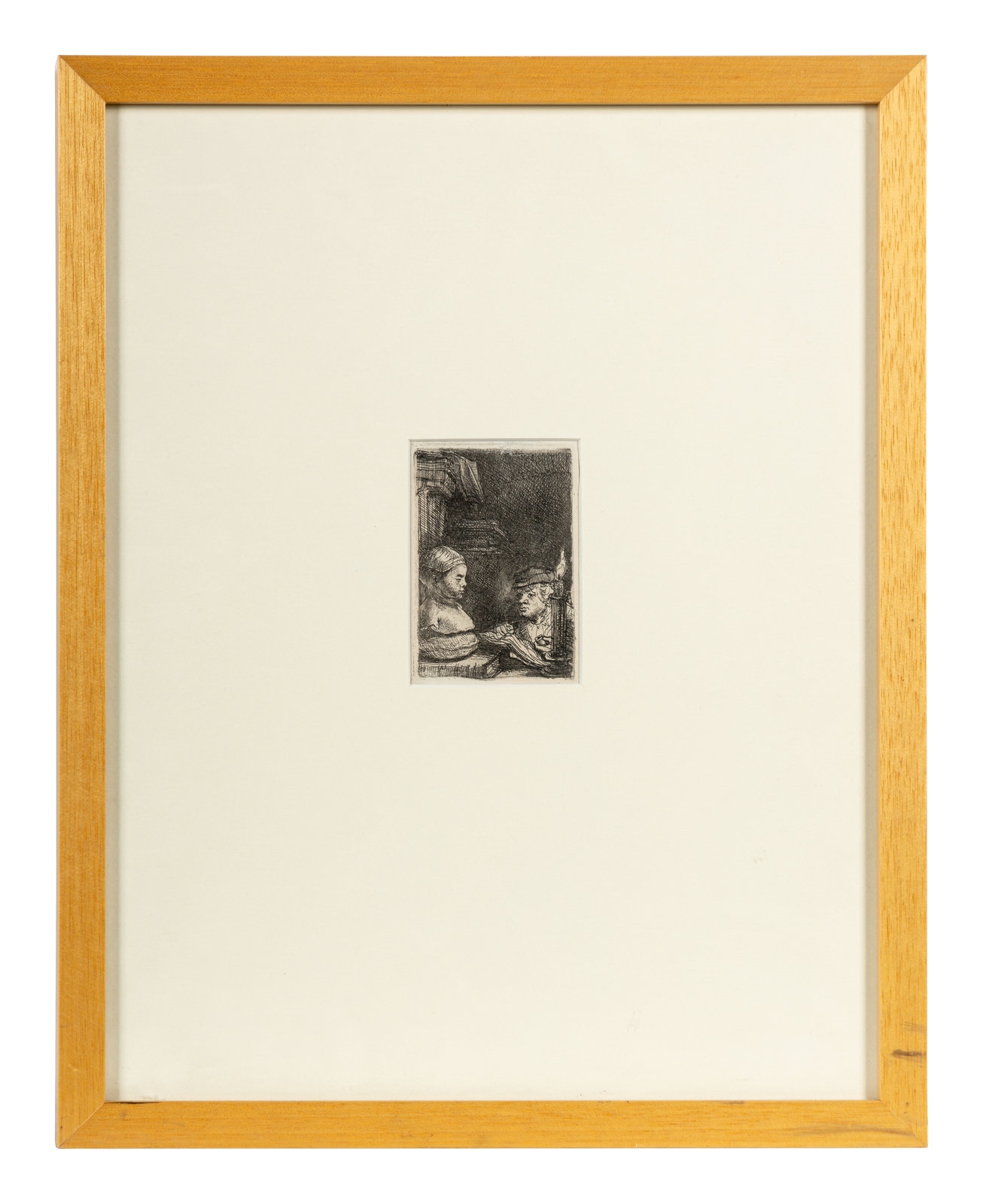 Rembrandt van Rijn | Man Drawing from a Cast (1641) | MutualArt