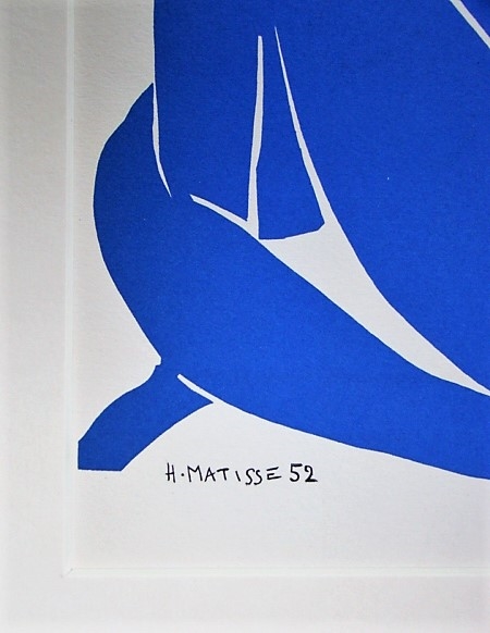 Henri Matisse | Nu bleu II (1952) | MutualArt