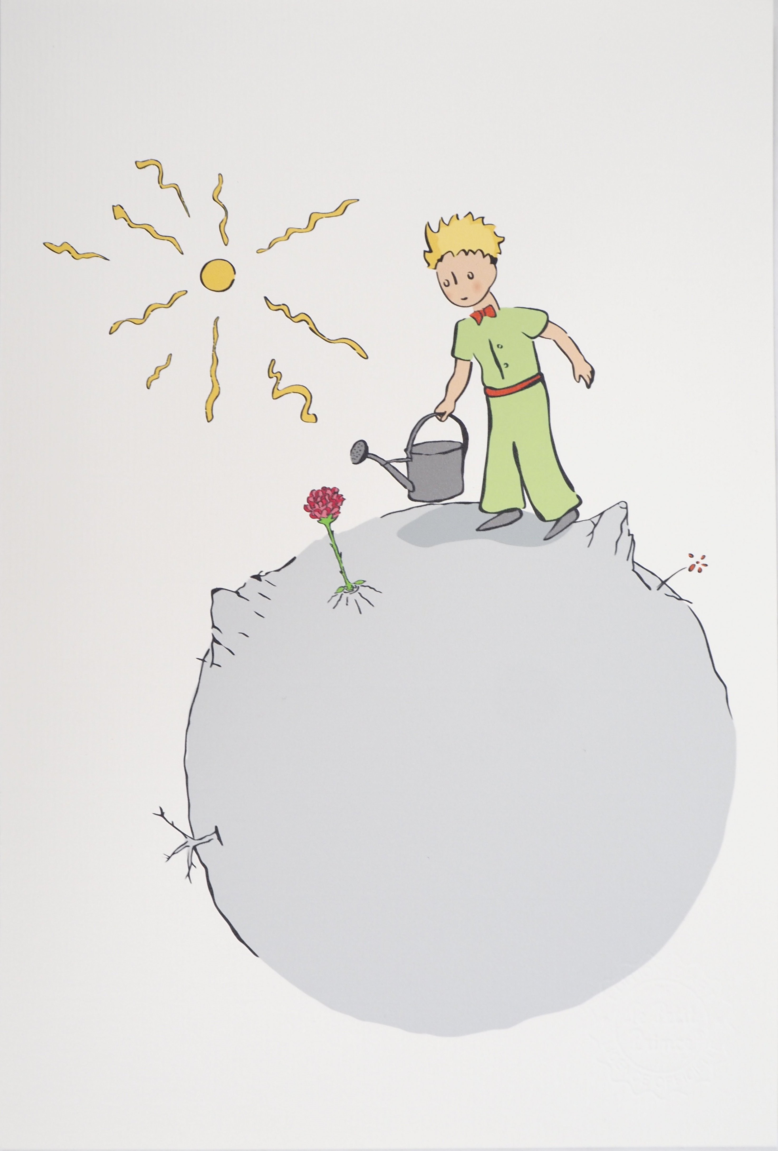 Antoine de Saint-Exupéry | Le Petit Prince prend soin de son amie la ...