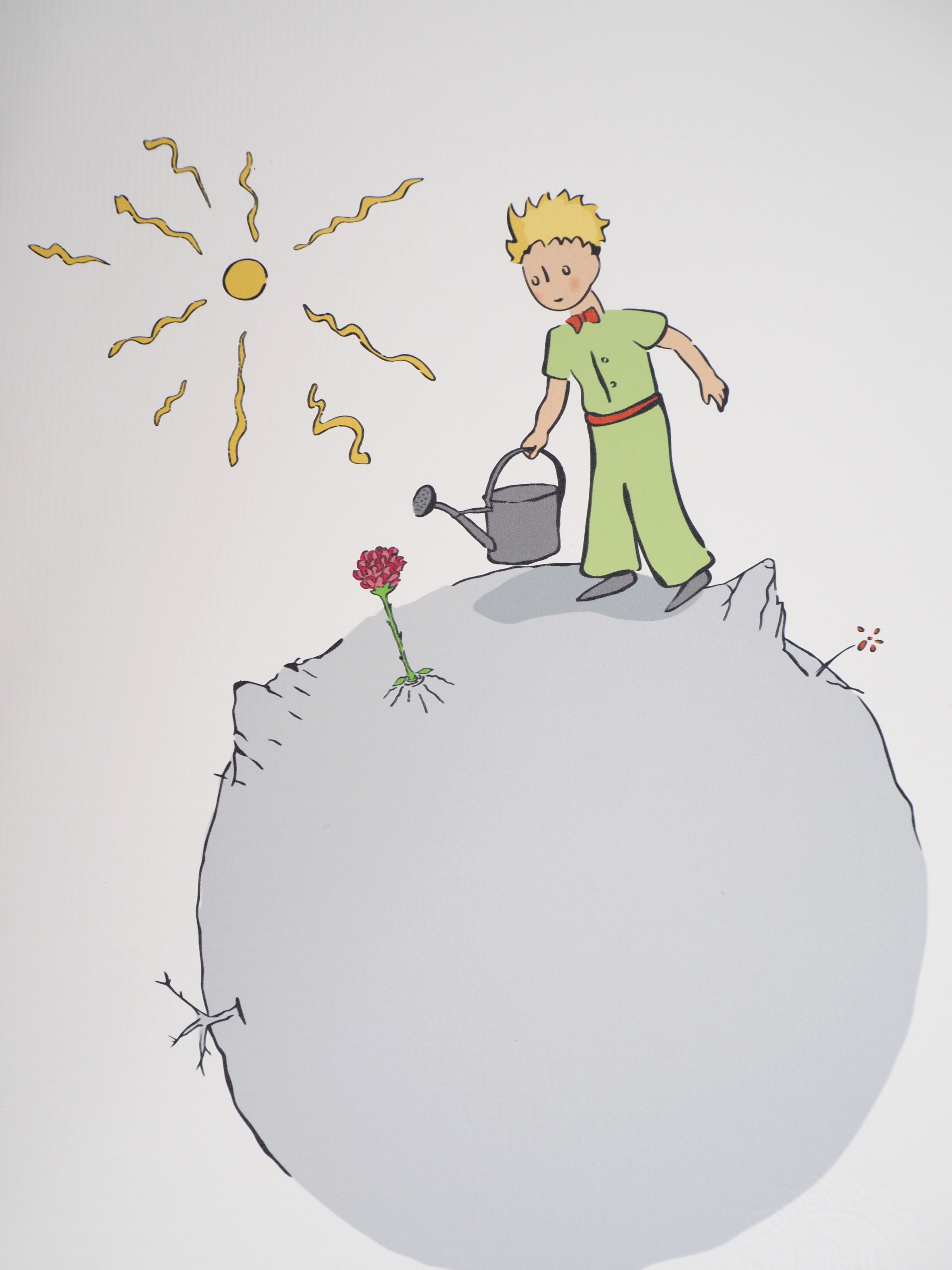 Antoine de Saint-Exupéry | Le Petit Prince prend soin de son amie la ...