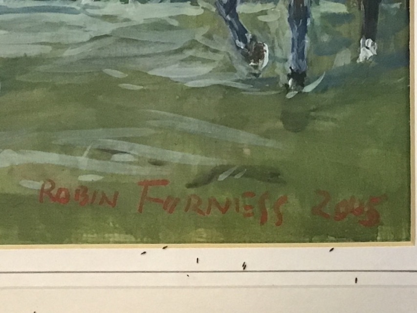 Robin Furness | landscape with Morpeth hunt in foreground | MutualArt