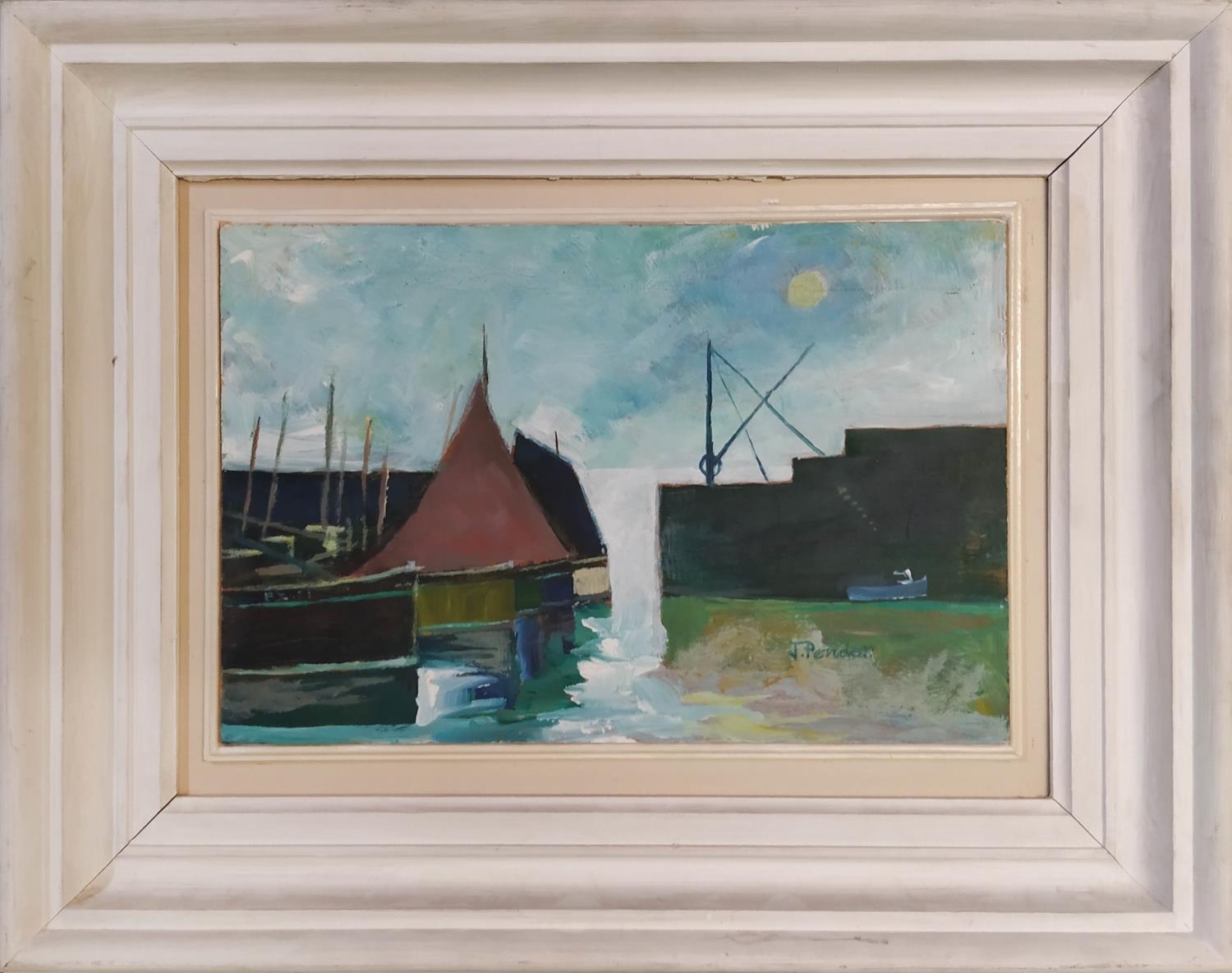 Jack Pender | Fishing Boats in Dock | MutualArt