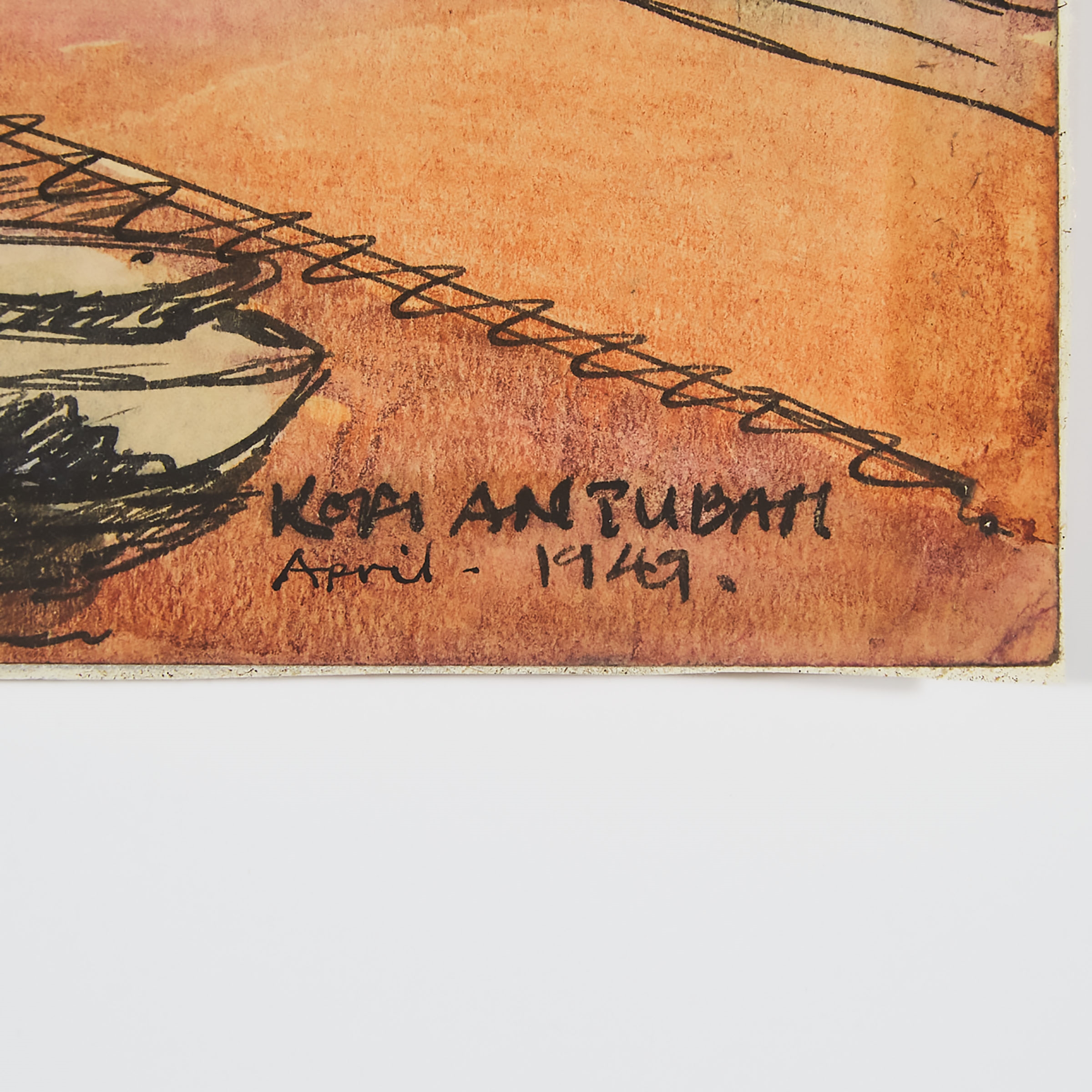 Kofi Antubam | NO. 11, AN AKAN MOTHER WITH HER DAUGHTERS IN THE YARD ...