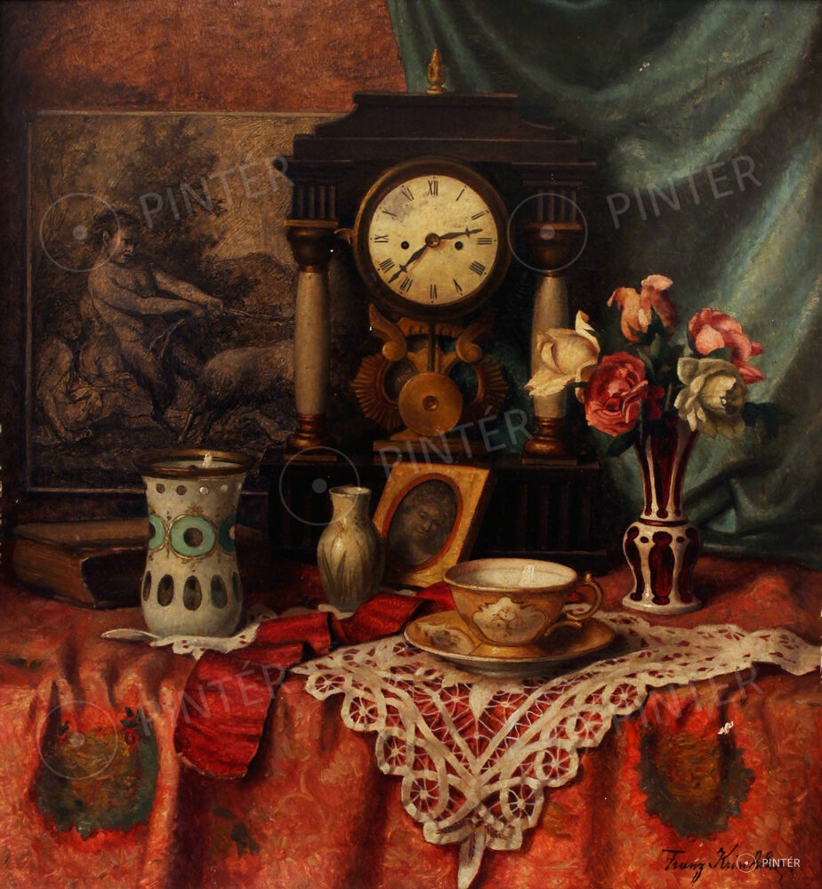Franz Krischke | Biedermeier Still Life | MutualArt