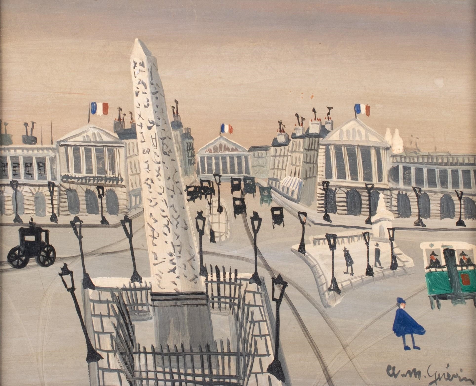 Armand Marie Guerin | PLACE DE LA CONCORDE et LA TOUR EIFFEL | MutualArt