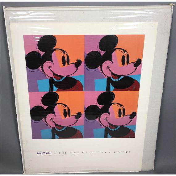 Andy Warhol | ANDY WARHOL Mickey Mouse Art Poster | MutualArt