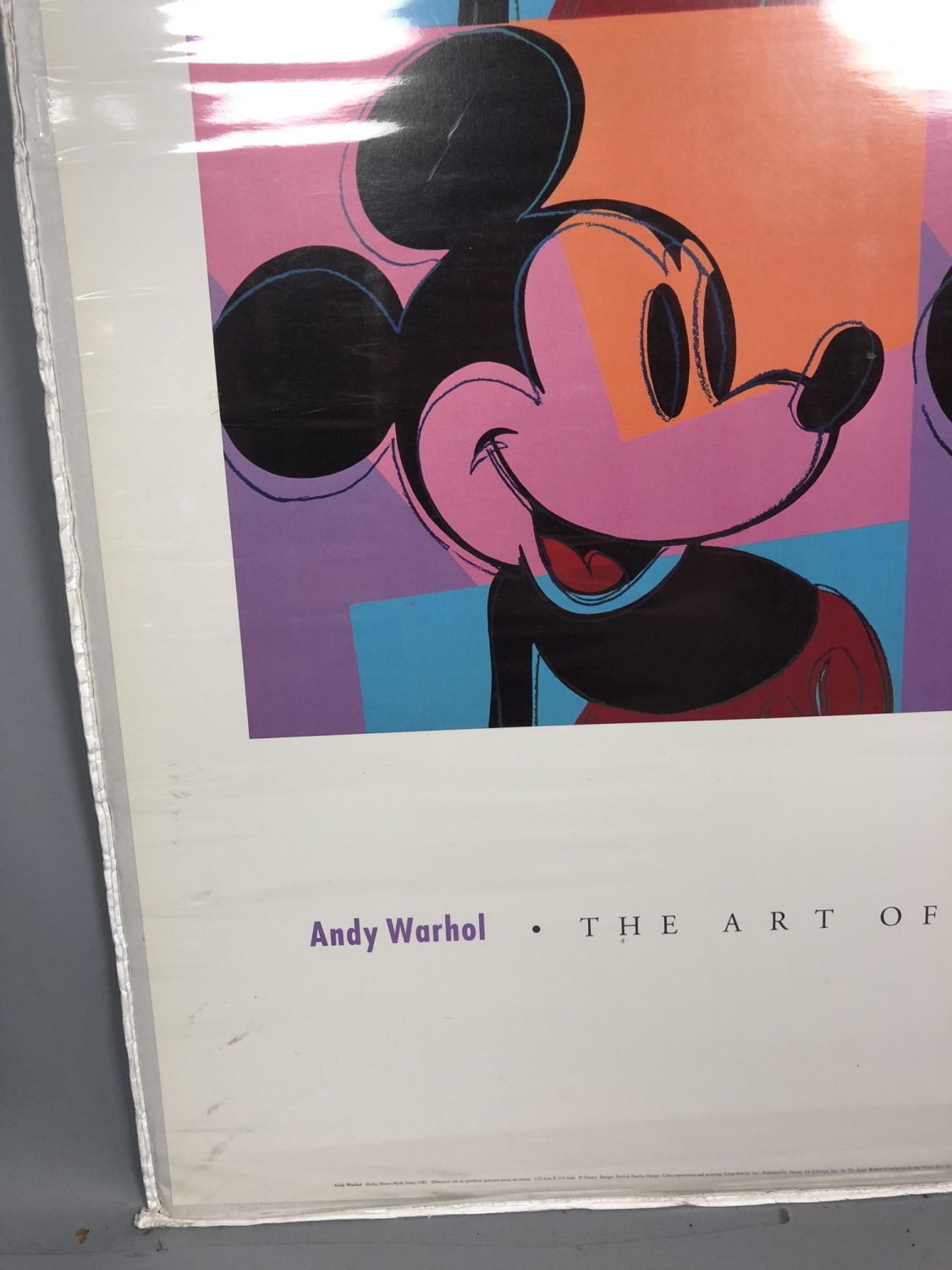 Andy Warhol | ANDY WARHOL Mickey Mouse Art Poster | MutualArt