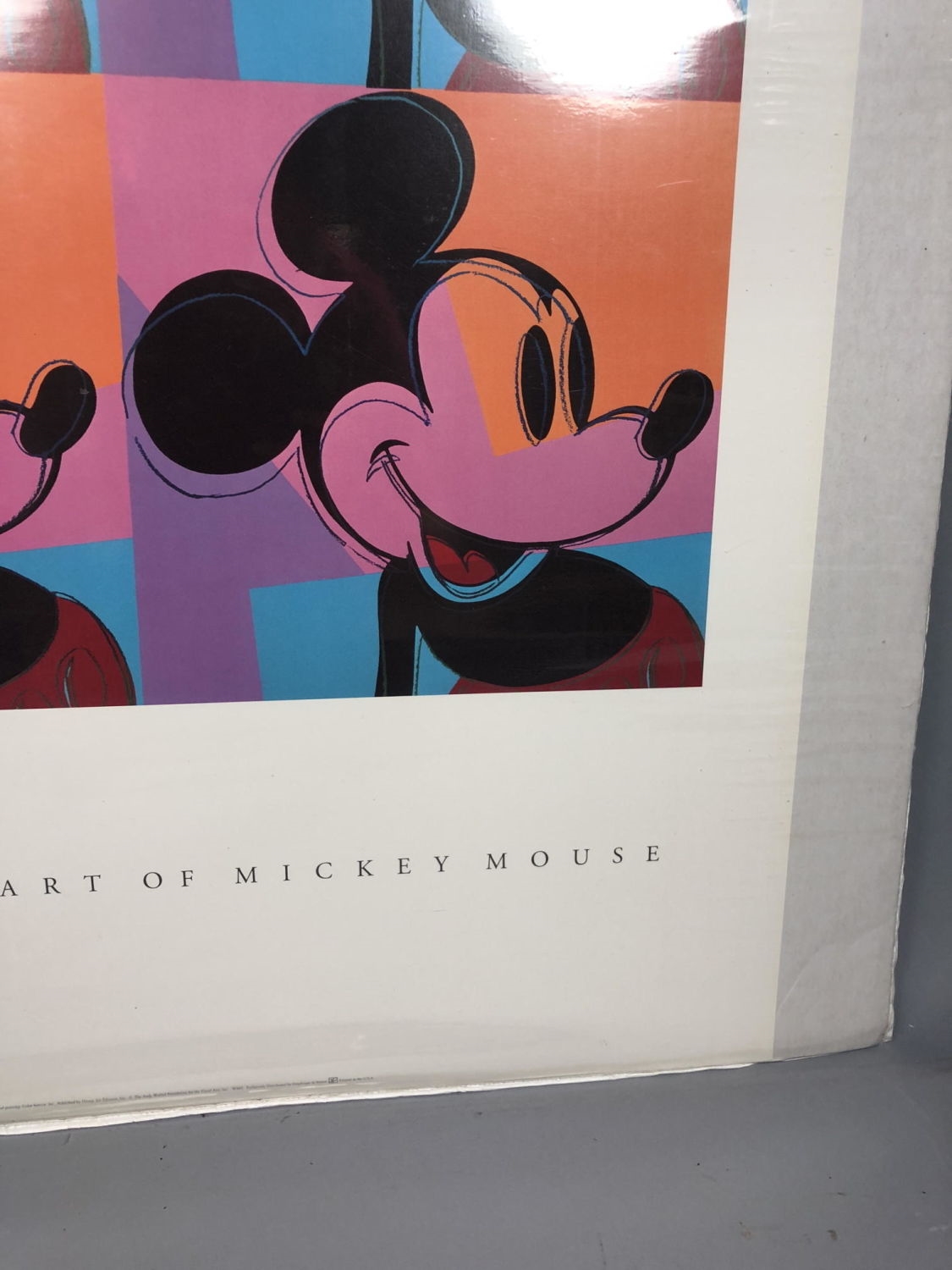 Andy Warhol | ANDY WARHOL Mickey Mouse Art Poster | MutualArt