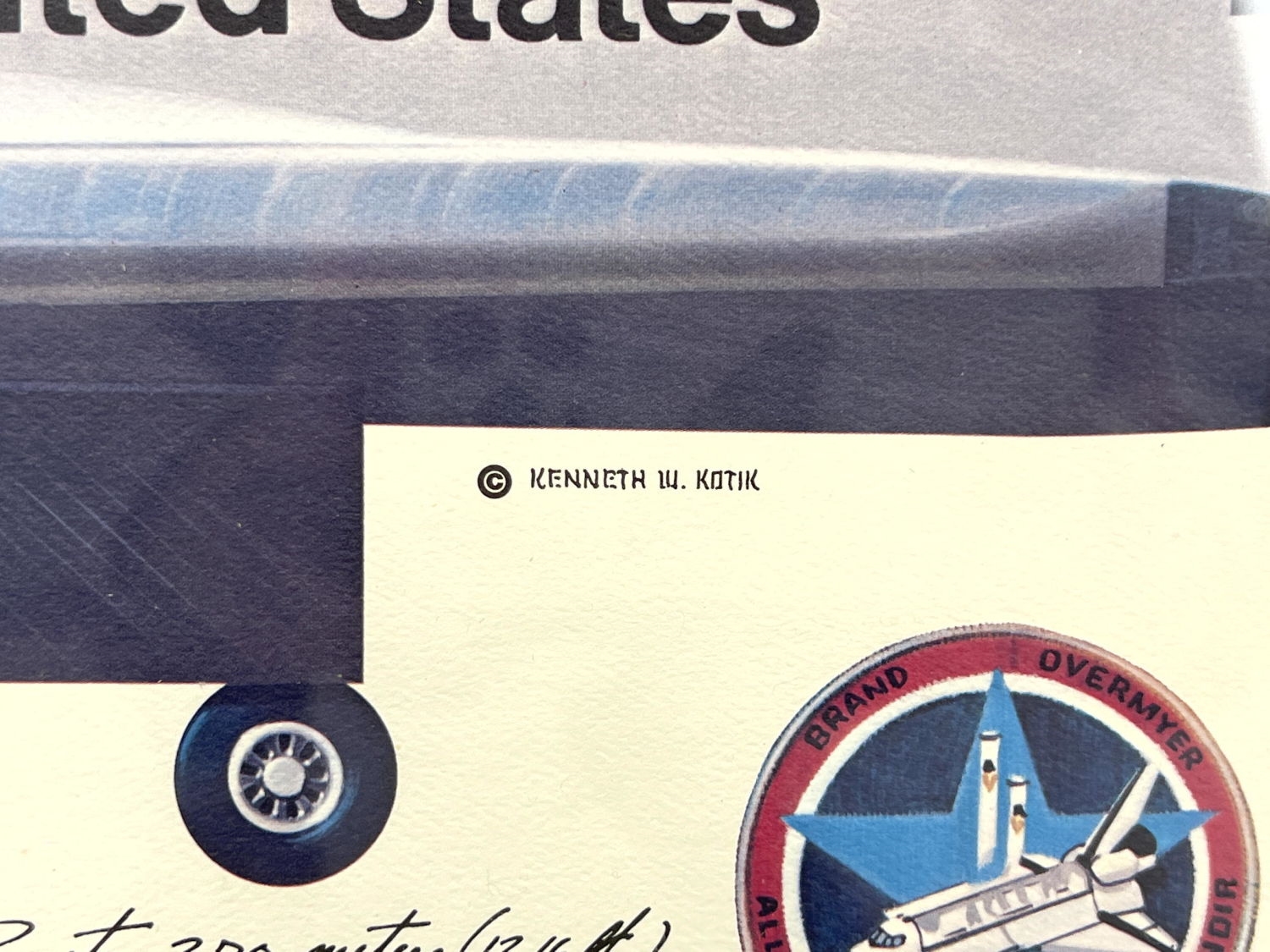 Kenneth W. Kotik | Kenneth W. Kotik aviation poster for NASA | MutualArt