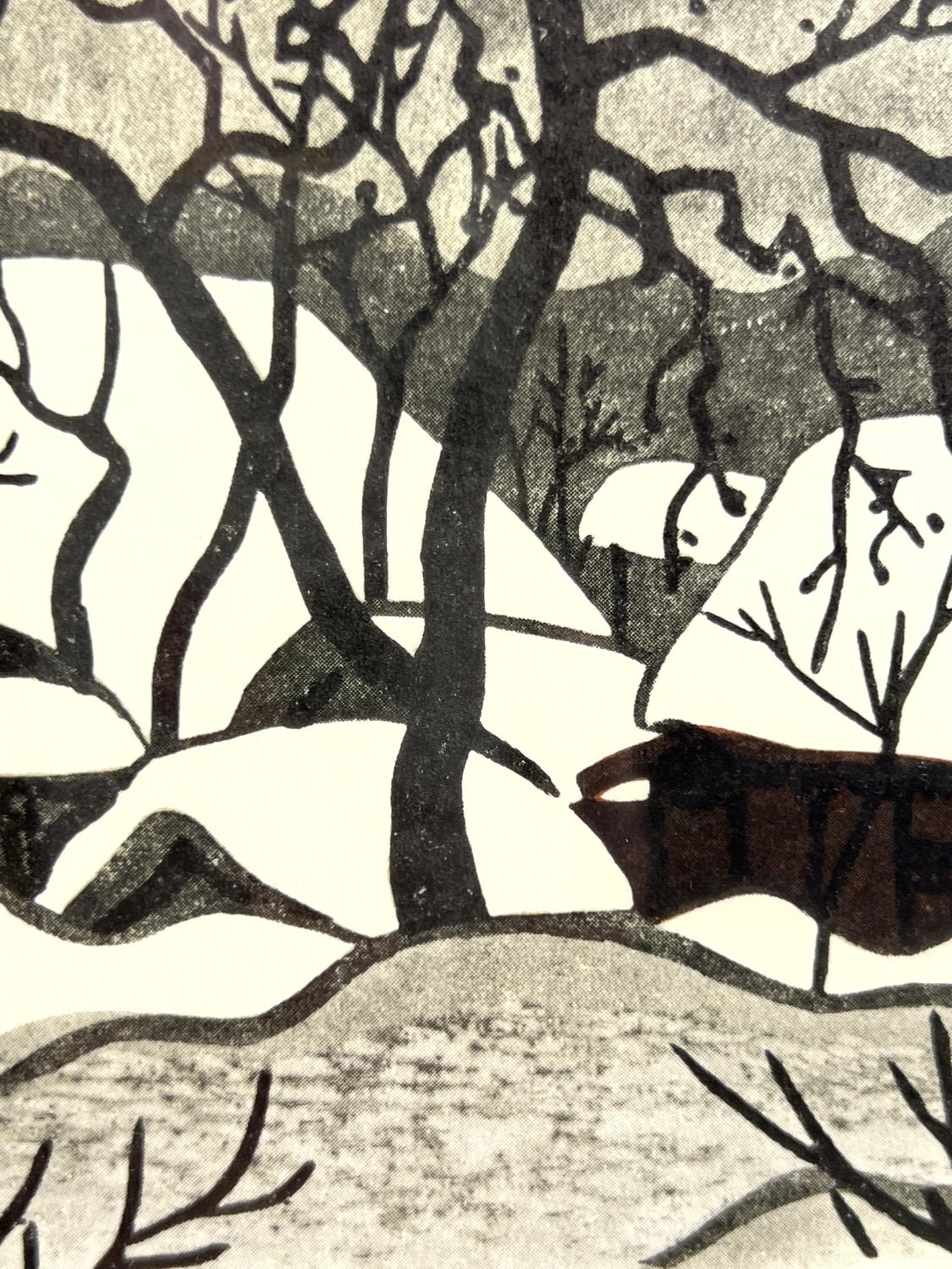 Kiyoshi Saito | Kiyoshi Saito Winter In Aizu Wood Block Print | MutualArt