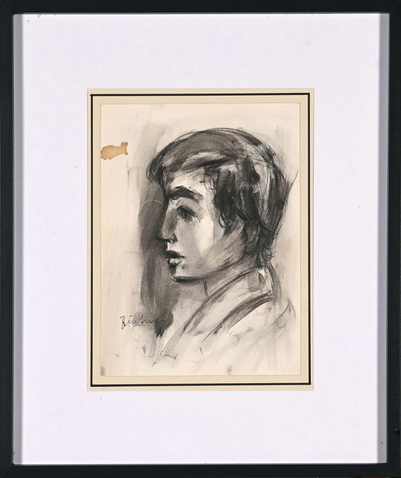 Carl Adolph Büchner | Portrait of a Man in Profile | MutualArt