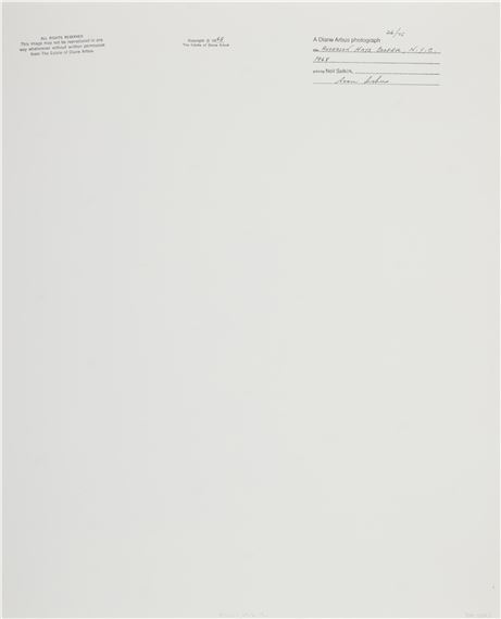 Diane Arbus | Anderson Hays Cooper (1968) | MutualArt