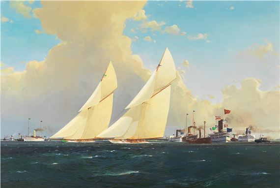 Martyn Mackrill | The finish: Hunter's Quay on the Clyde (2008) | MutualArt