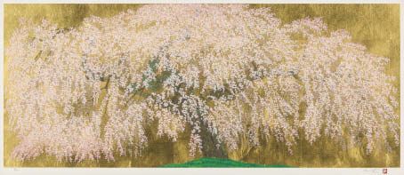 Chinami Nakajima | Weeping cherry of Kozenji | MutualArt