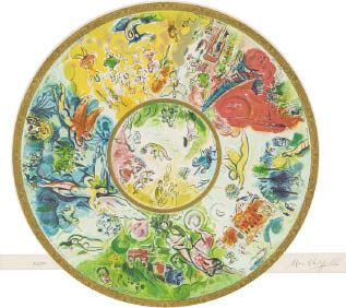 Marc Chagall | The ceiling of the Opera Garnier in Paris | MutualArt