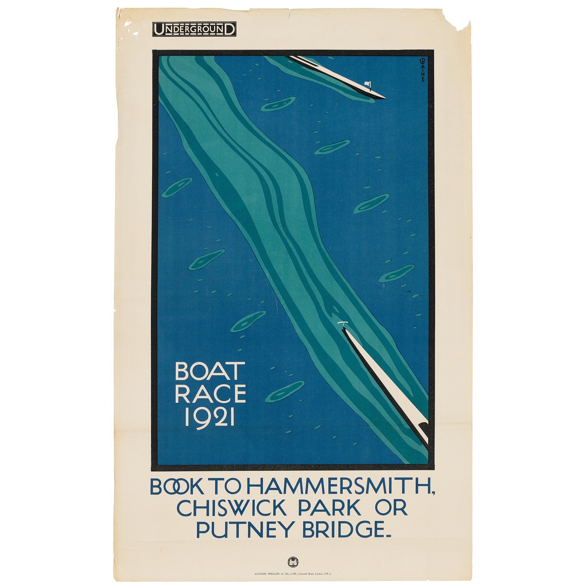 Charles Paine | Boat Race (1921) | MutualArt