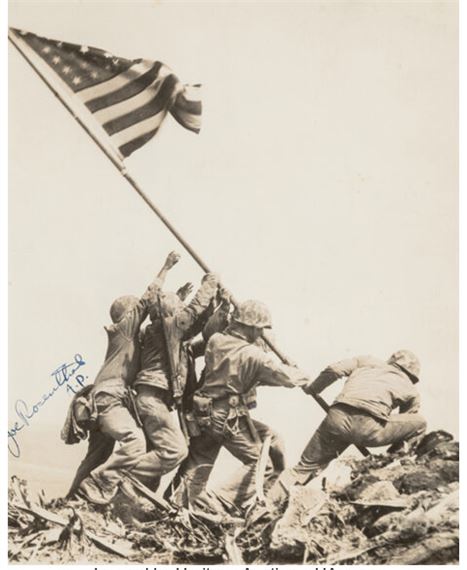 Joe Rosenthal | Raising the Flag on Iwo Jima (1945) | MutualArt