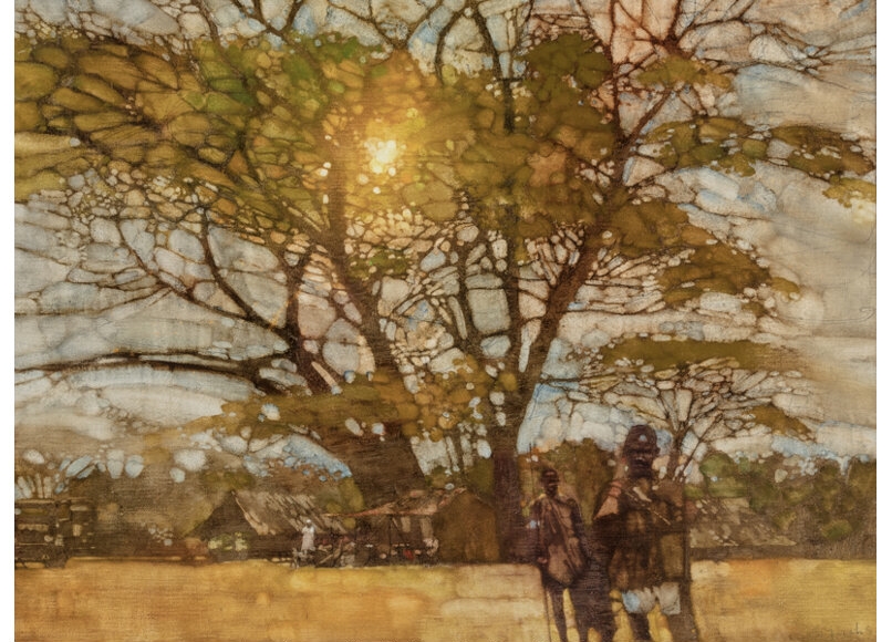 Bernie Fuchs | Indian Family | MutualArt