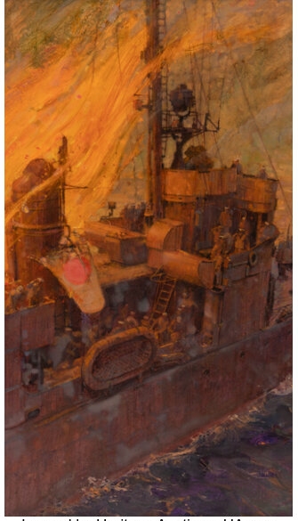 George Jones | The Caine Mutiny, interior illustration (1977) | MutualArt