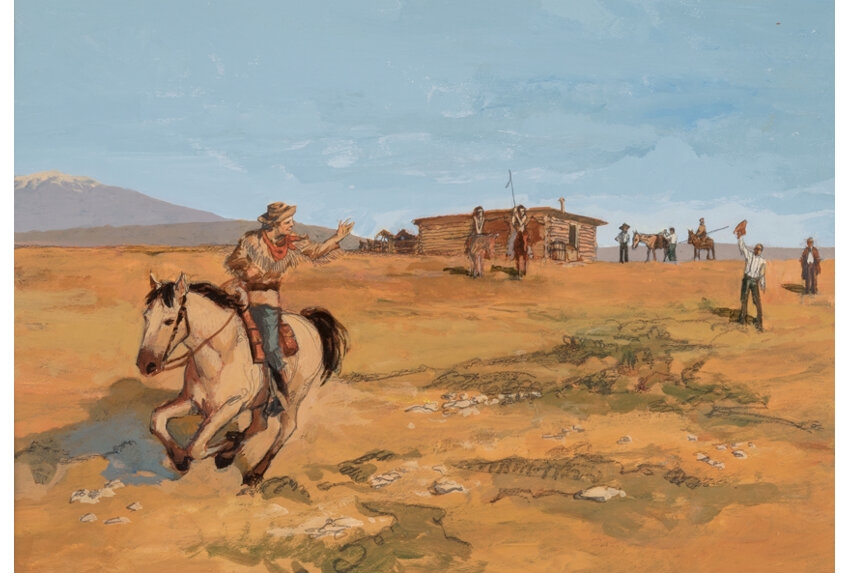 Charles William Shaw | Set of Two Western Scene Paintings | MutualArt