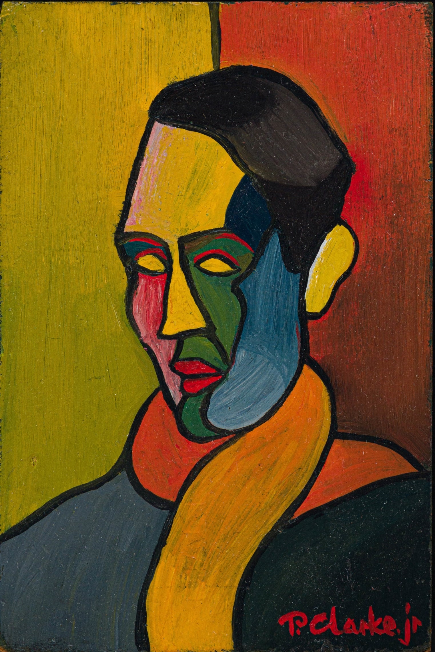 Peter Clarke | Man Wearing a Scarf | MutualArt