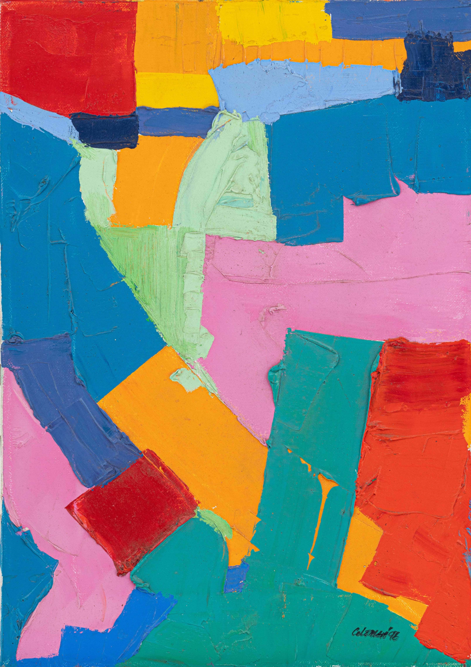 Trevor Coleman | Colourful Abstract (1996) | MutualArt