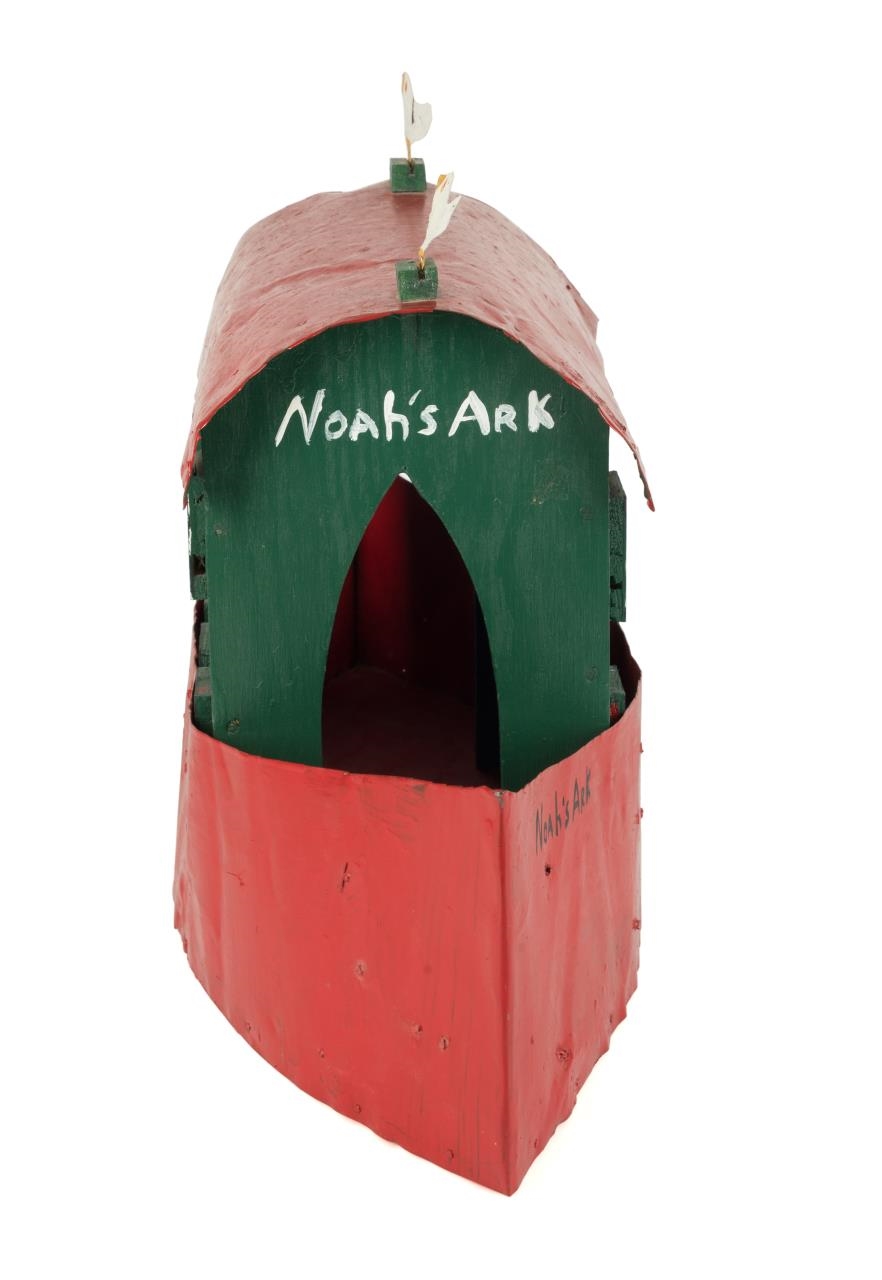 Tubby Brown | TUBBY BROWN FOLK ART NOAH'S ARK WITH ANIMALS | MutualArt