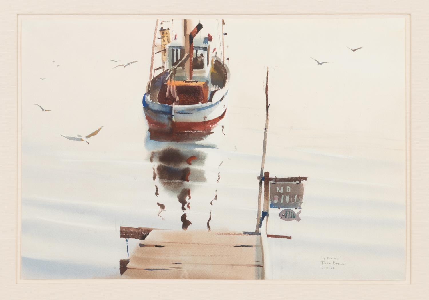 Rex Brandt | No Diving (1968) | MutualArt