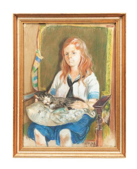 Lilla Cabot Perry | Portrait Of The Artist's Daughter (Circa 1895 ...