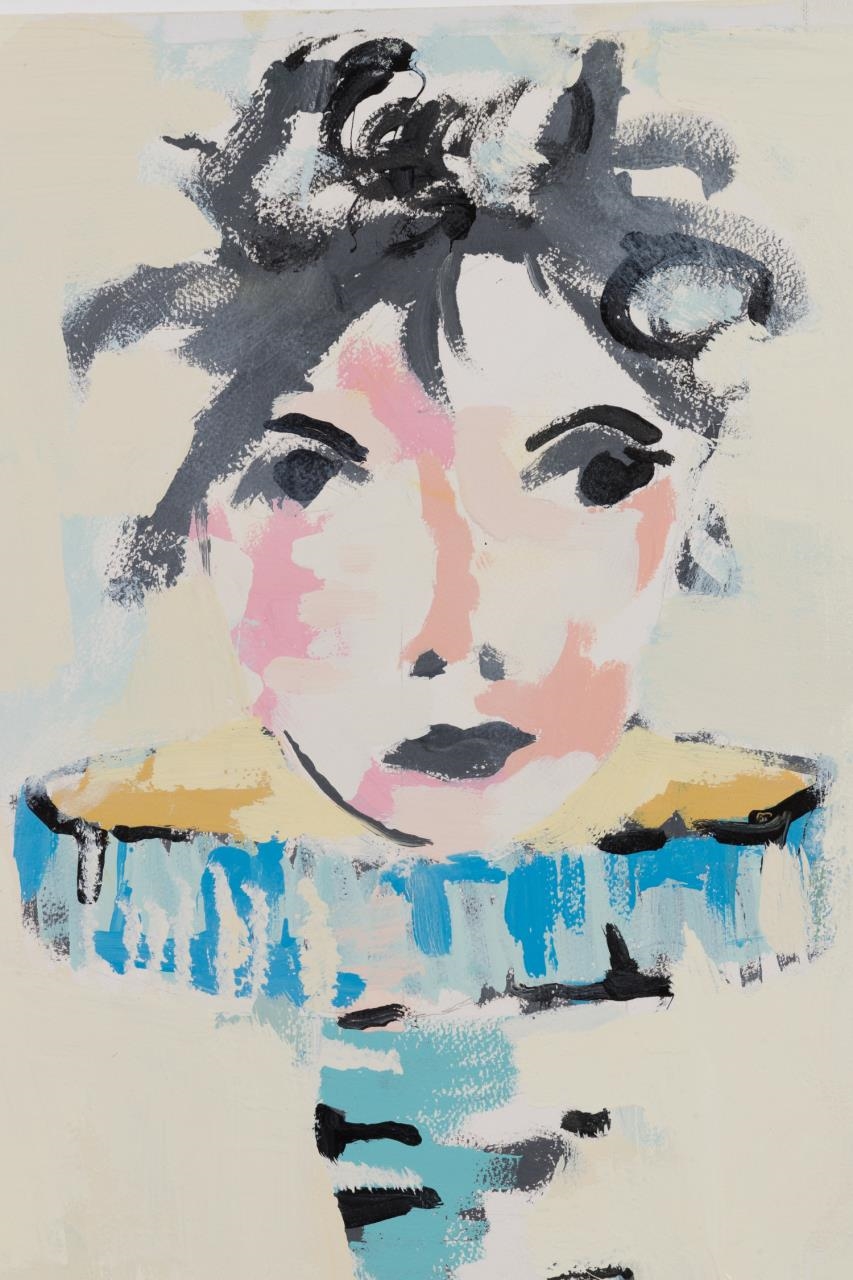 Gary Bodner, 20th Century | Long Neck Portrait | MutualArt