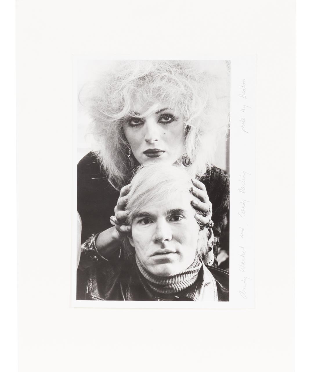 Cecil Beaton | Andy Warhol and Candy Darling (1969) | MutualArt