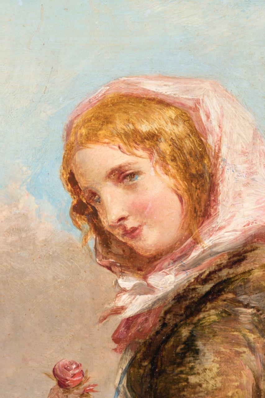 European School | 19TH C. EUROPEAN SCHOOL PORTRAIT OF A YOUNG WOMAN (19 ...