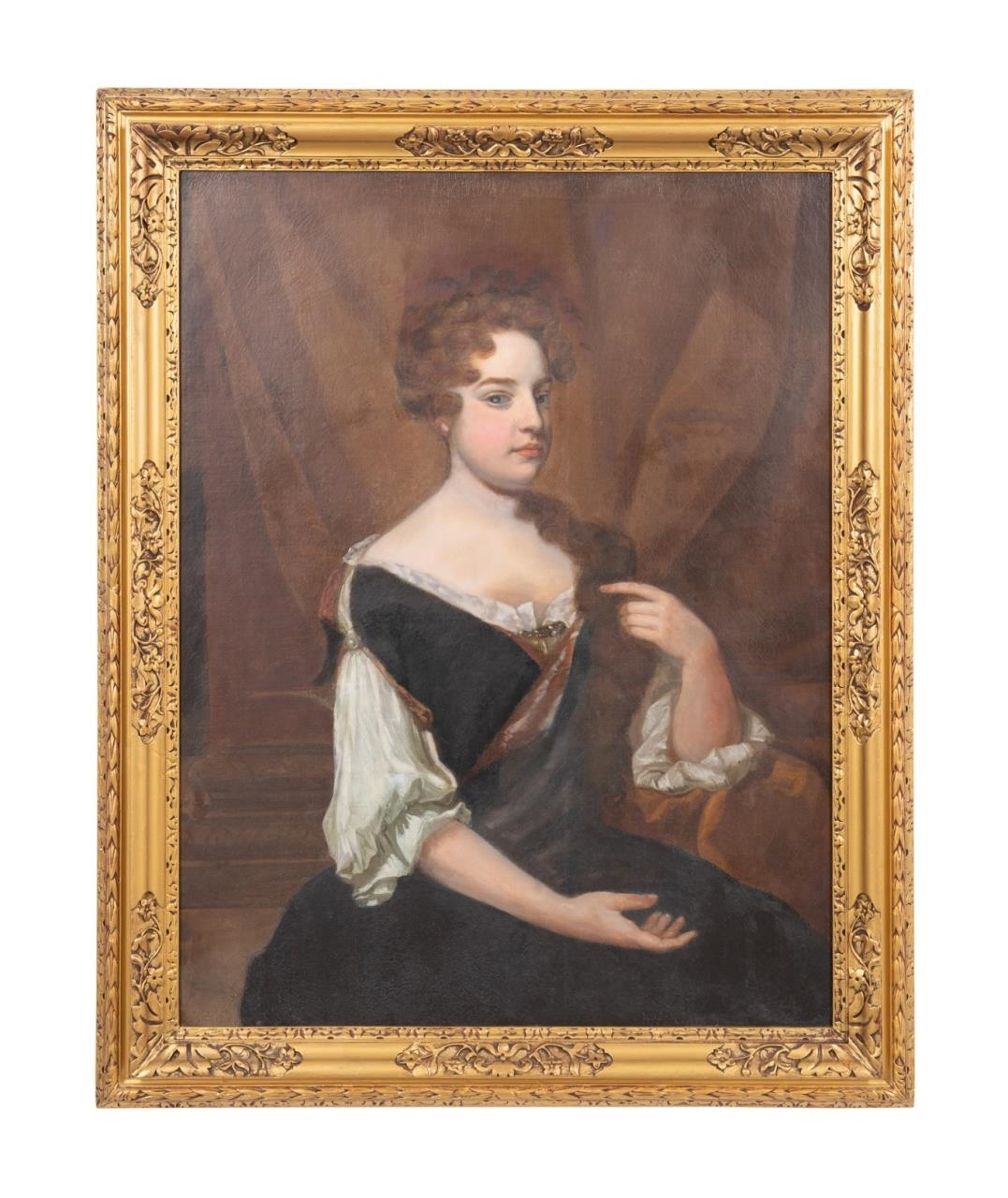 British School, 19th Century | PORTRAIT OF A BAROQUE LADY | MutualArt