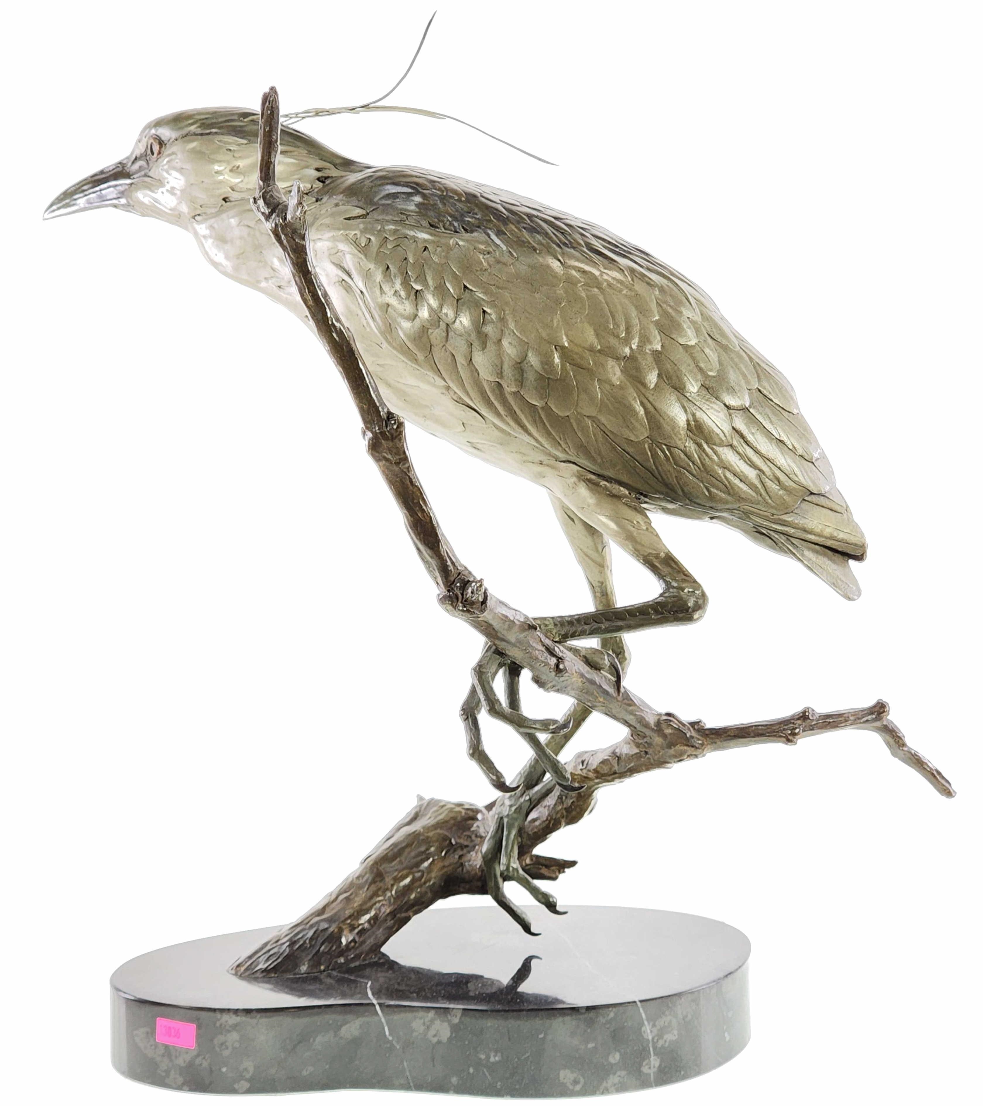 Chester Comstock | Black Crowned Nigh Heron | MutualArt