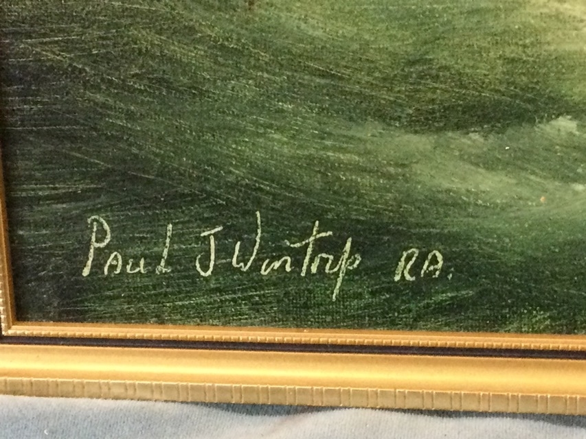 Paul J Wintrip | sailing boat on choppy sea | MutualArt