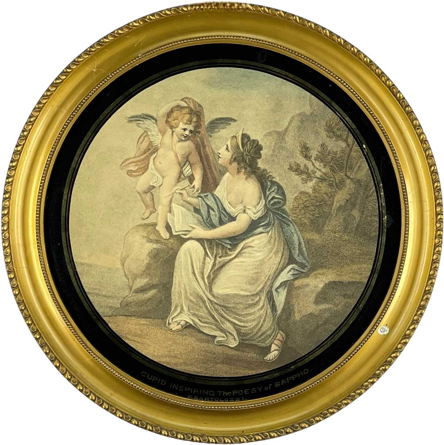 Francesco Bartolozzi | Cupid Inspiring The Poesy of Sappho | MutualArt