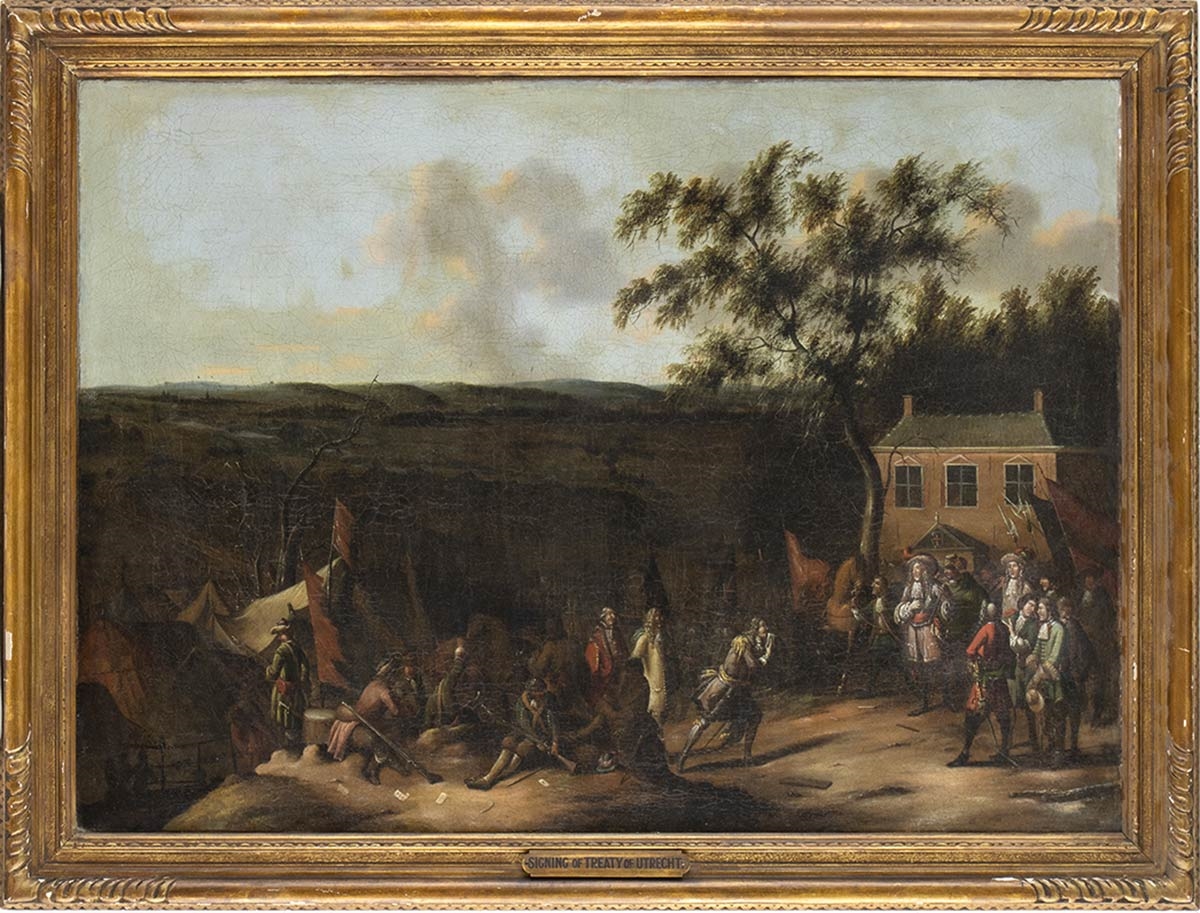 Dutch School, 18th Century | The signing of the 1713 Treaty of Peace of ...