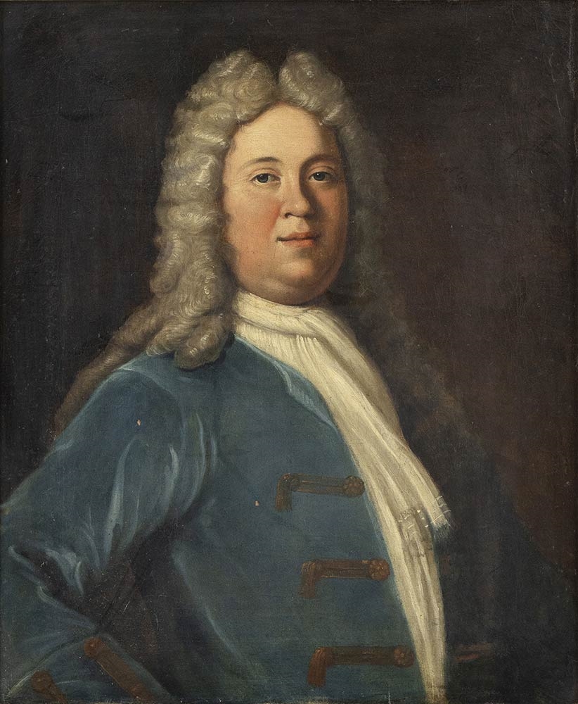 Austrian School, 18th Century | Portrait of a gentleman in a blue suit ...