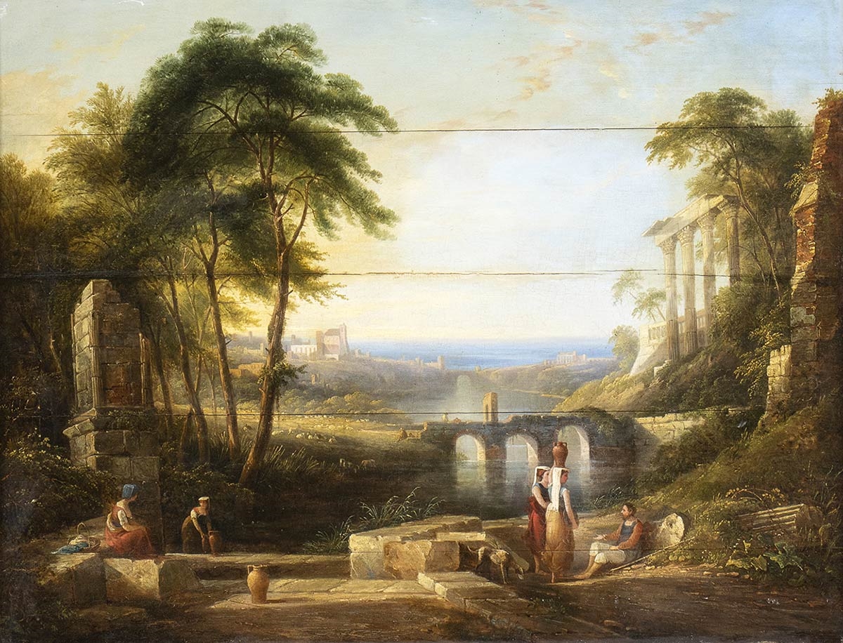 Claude Lorrain | Ideal landscape with ruins (19th Century) | MutualArt